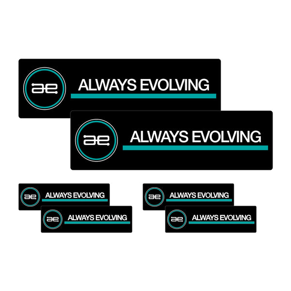AE Team Bumper Stickers 6 PACK - AlwaysEvolving